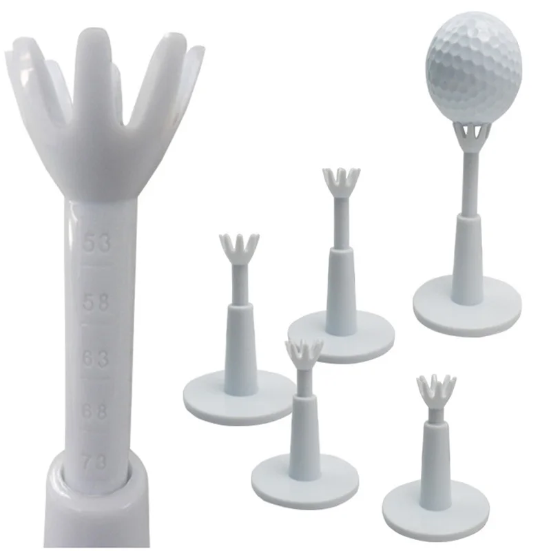 Caiton 2pcs/pack Adjustable Range Tees White Plastic Golf Tees Golf Practice Tee - Buy 2pcs/pack ...