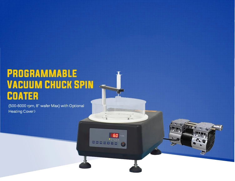 Laboratory Programmable Spin Coater Machine With Vacuum Chuck Optional ...