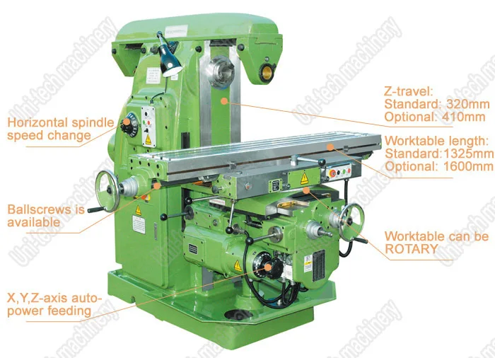 X6132 Specification For Milling Machine - Buy Specification For Milling ...