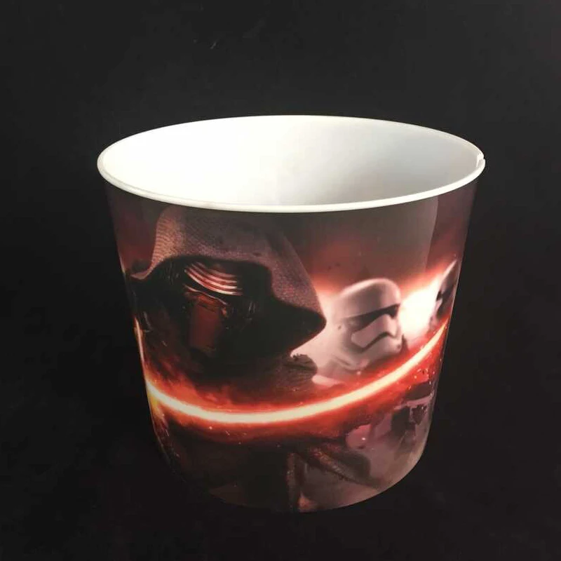 Newest Disposable Custom Printed Popcorn Bucket Buy Custom Printed