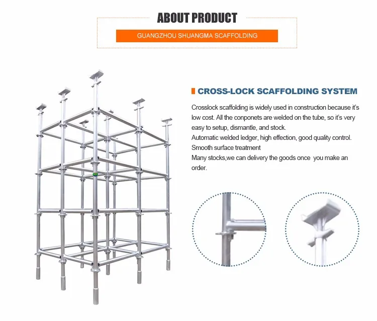 crosslock scaffold 2nd hand, View cross lock scaffold, Shuangma Product ...