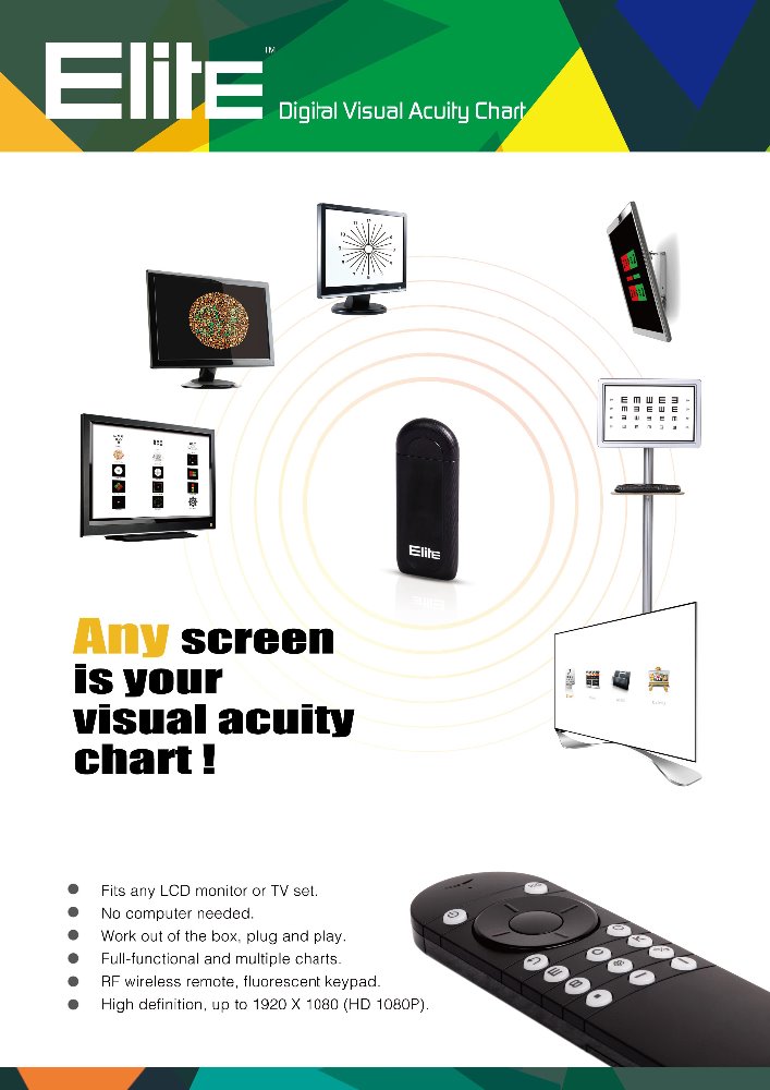 Elite LCD Digital Visual Acuity Chart System - Upgrade Now