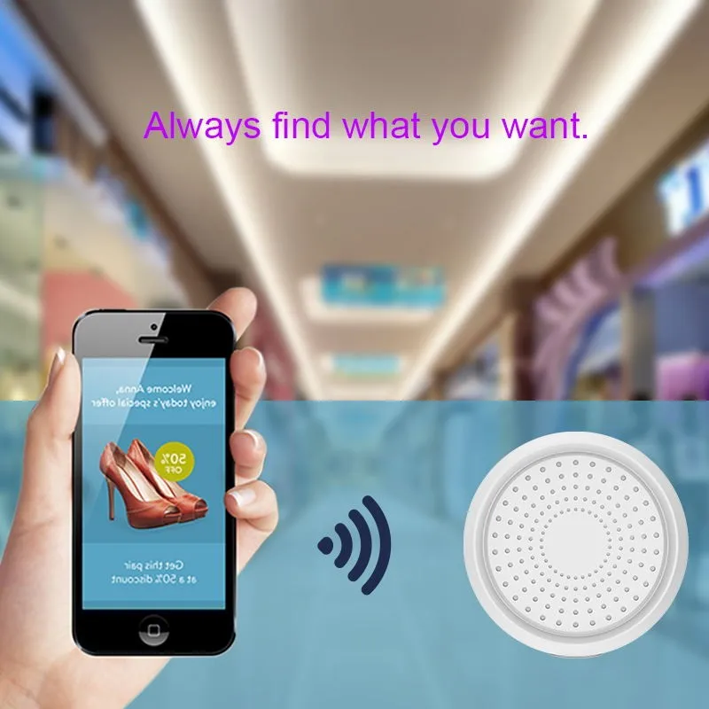 Ble 5 Beacon กันน้ำ Ibeacon Tracker สติกเกอร์ Bluetooth Low Energy ปุ่ม ...