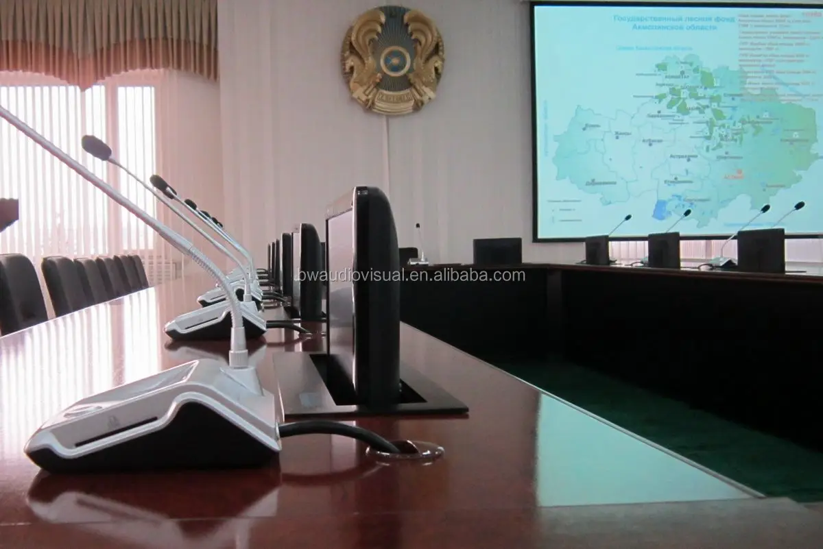 Big Conference Table Monitor Screen Pop Up System/electric Motorized ...