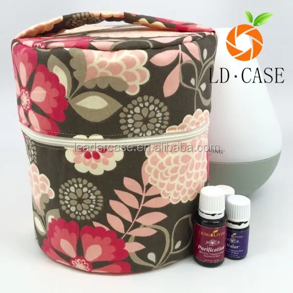 Fragrance Essential Oil Diffuser Carrying Case With Canvas Fabric - Buy ...
