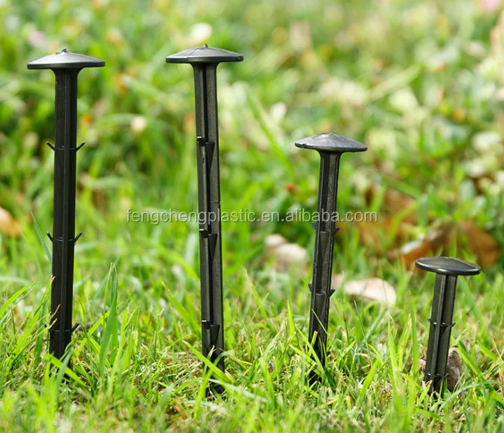 25cm Plastic Ground Peg Anchor Ground Nails - Buy Plastic Weed Peg,Weed ...