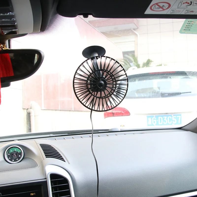 Air Cooling Adjustable Removable Suction Cup 12v Dc Auto Car Fan ...