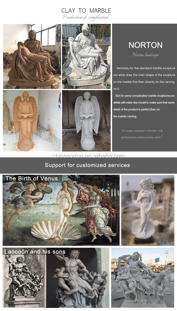 Natural Stone Marble Famous Greek God Statue Mythological Sculpture The ...