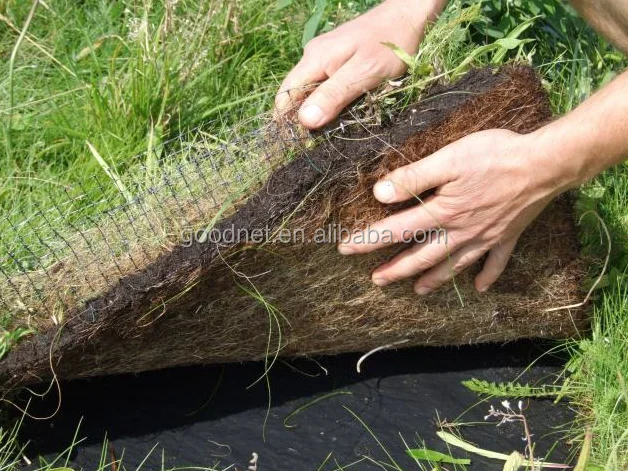 2018 Hot Sale Lightweight Pp Erosion Control Plastic Sod Netting / Turf ...