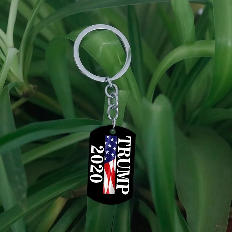 Custom Design Stainless Steel Donald Trump Keychain No Moq - Buy Trump ...