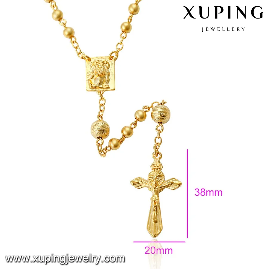 43285 Xuping 24k Gold Plated Pendant Cross Necklace,Pendant Necklace ...