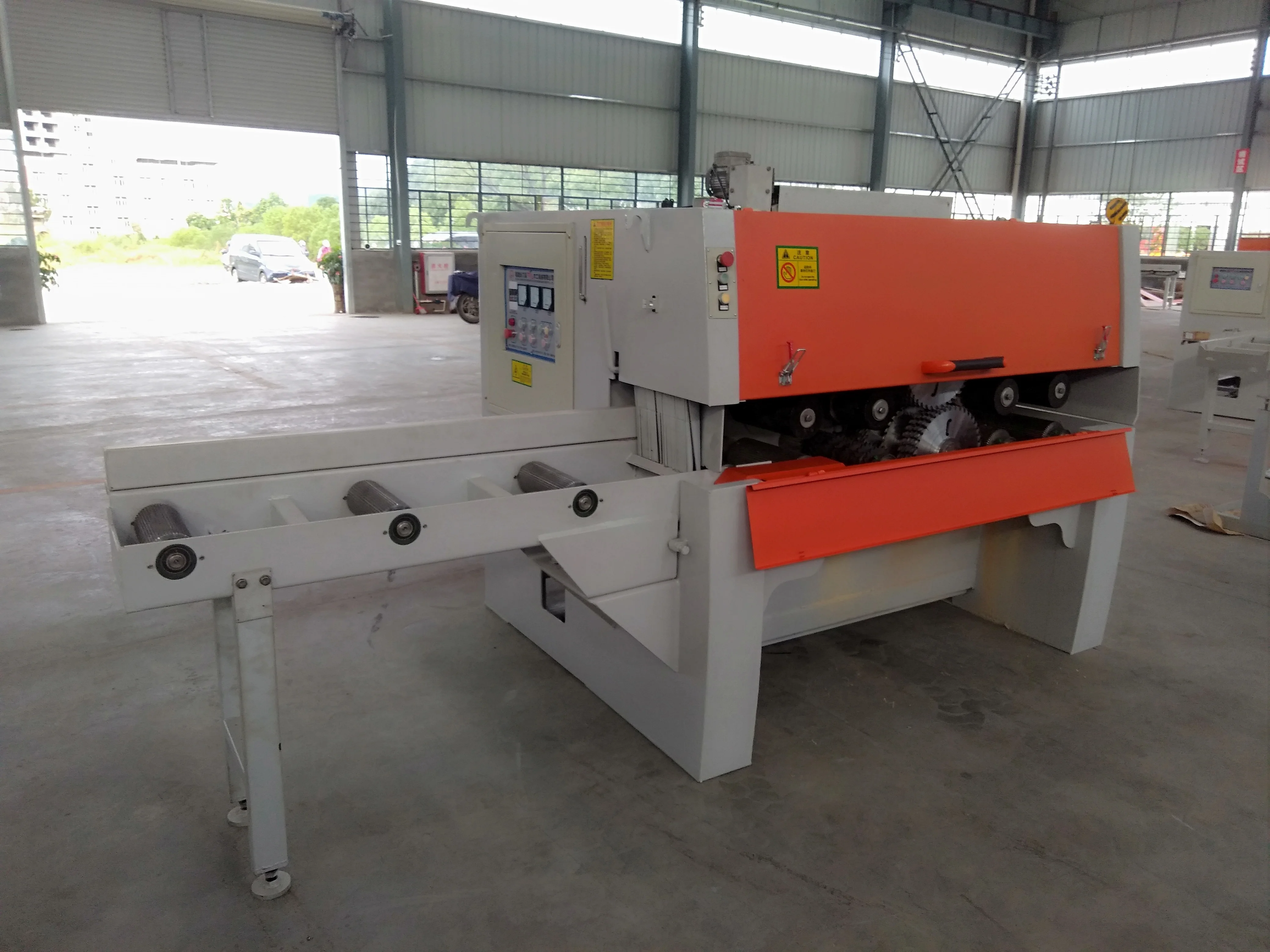 Wood Board Cutting Machine Square Timber Multi Blades Saw Machine Wood ...