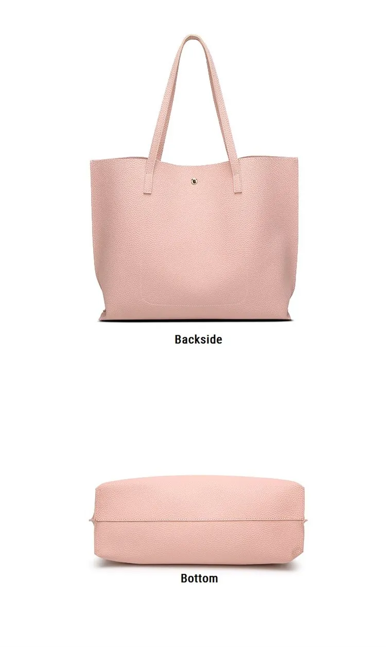 C-SWY-08 Women's Soft Faux Leather Tote Shoulder Bag