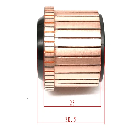 OD40* ID15*H30.5-28 Bars Commutator for Angle Grinder Power Tools Motor ...