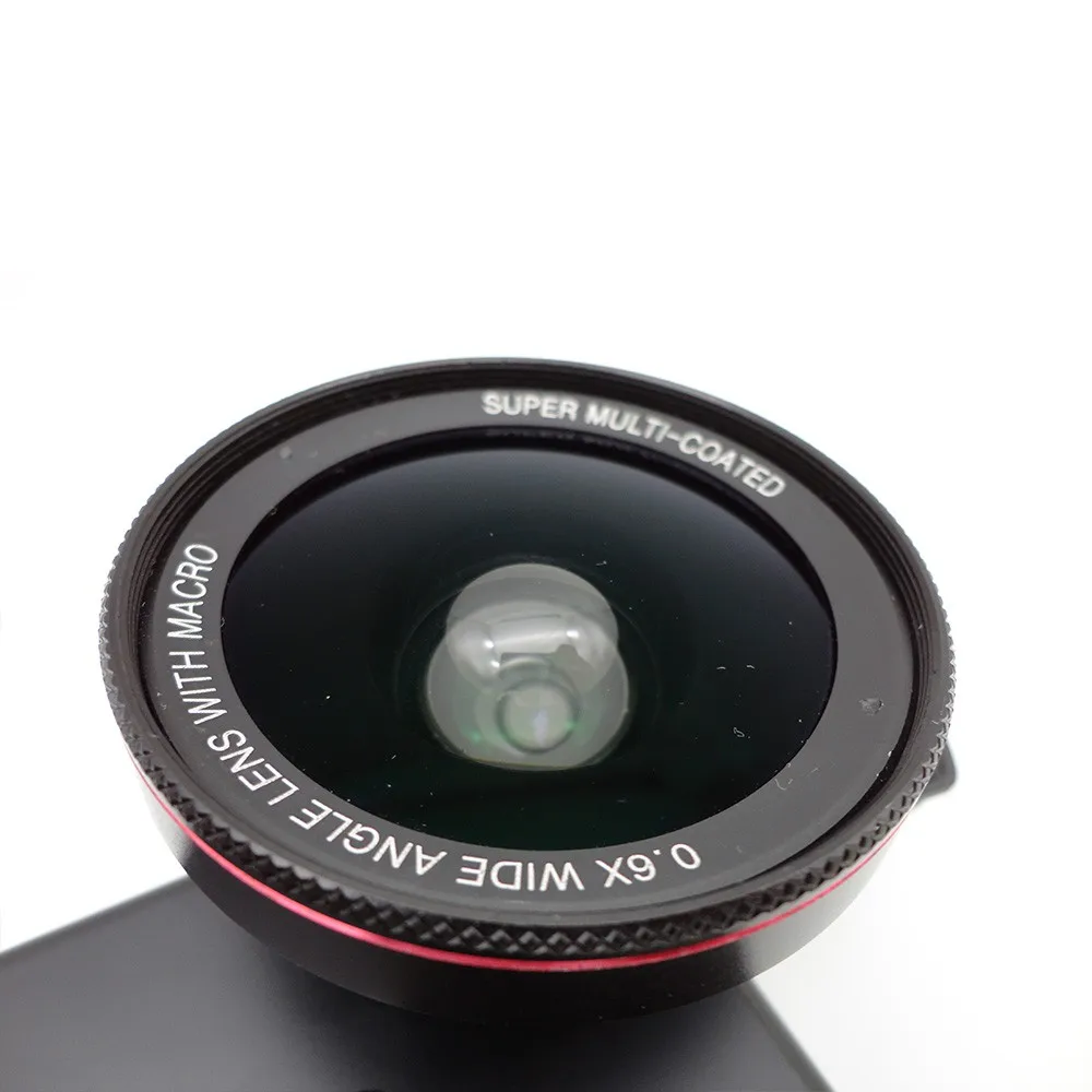 0.6x Super Wide Angle Lens + 15x Macro Lens,2 In 1 Clip-on Cell Phone ...