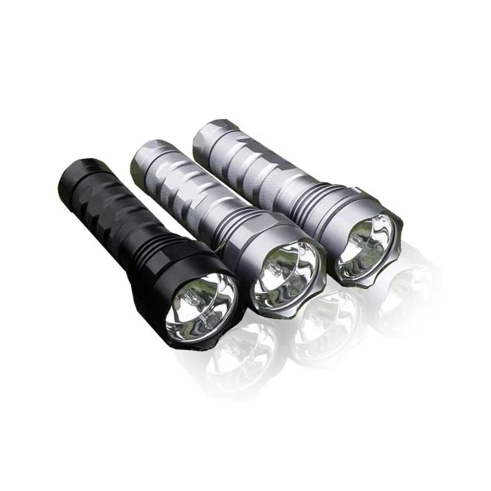Military Aluminum 3 Modes 35w Rechargeable Hid Flashlight - Buy Hid ...