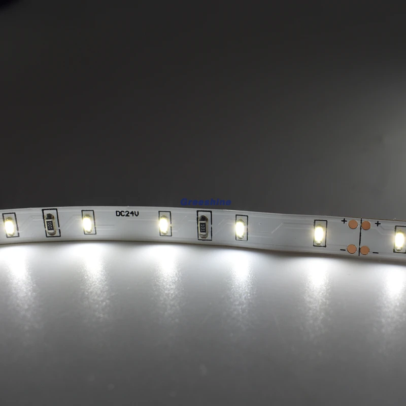 12-14lm/led Smd 3014 Led Strip Light Cool White 60leds/m 12v 24v 6w 8mm ...