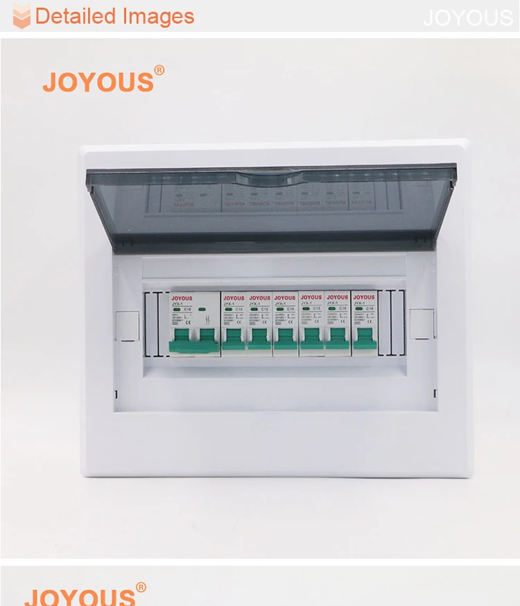 JOYOUS 8 Way High Quality Plastic Distribution Box 100A 230V,50/60Hz ...