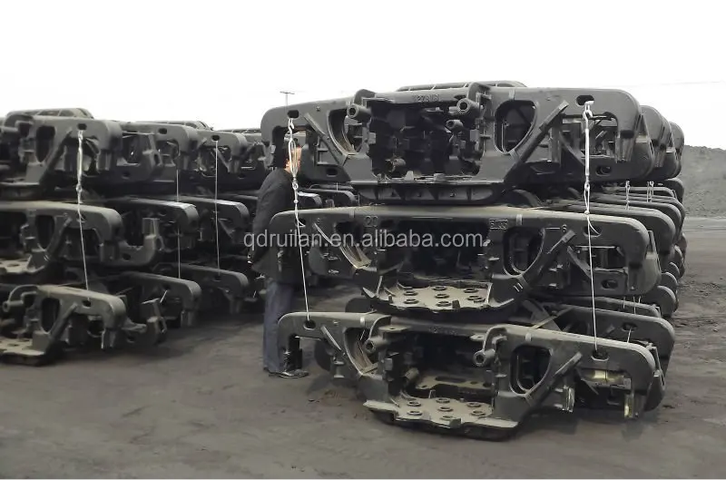 Railcar 1435mm Gauge Side Frames And Bolsters - Buy Railway Bogie ...