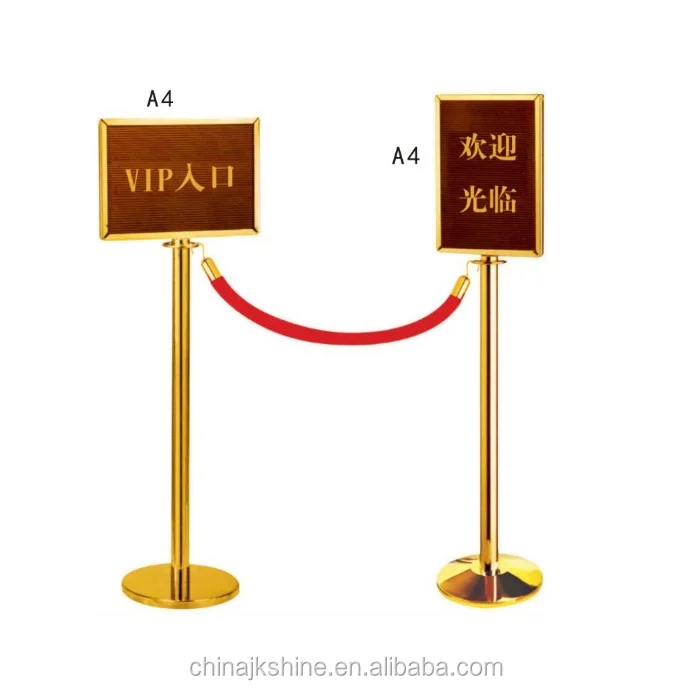 Queue Pole with Signage - Efficient Direction Solutions