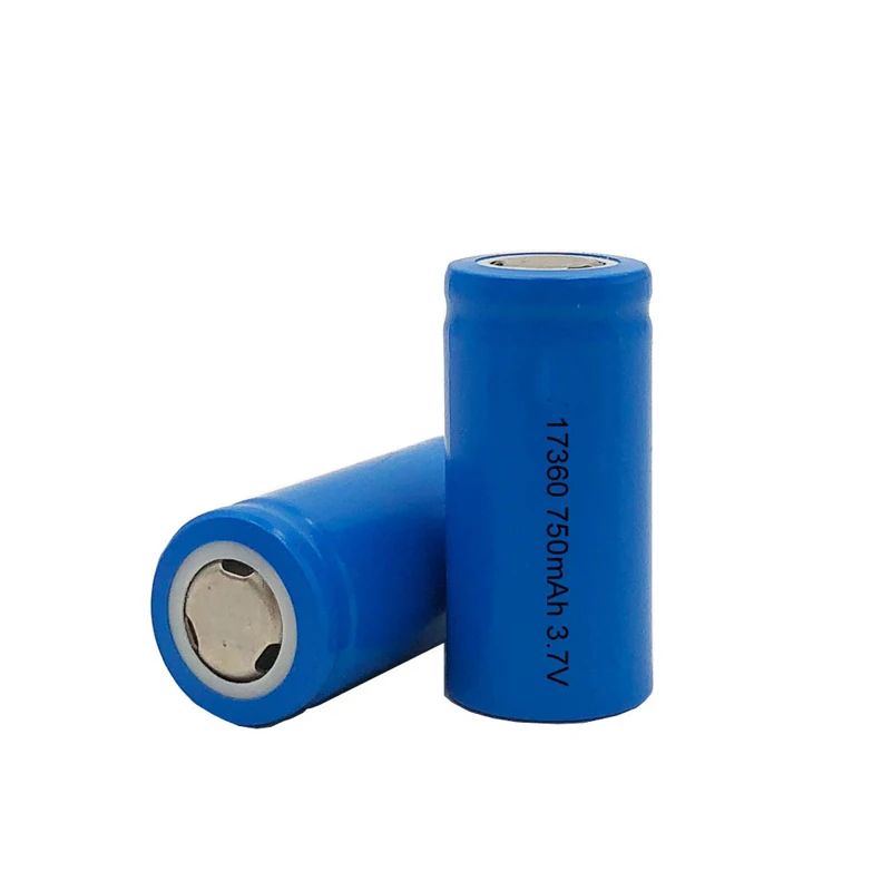 Cylindrical Rechargeable 2.775wh 3.7v 750mah Li Ion 17360 Battery With ...