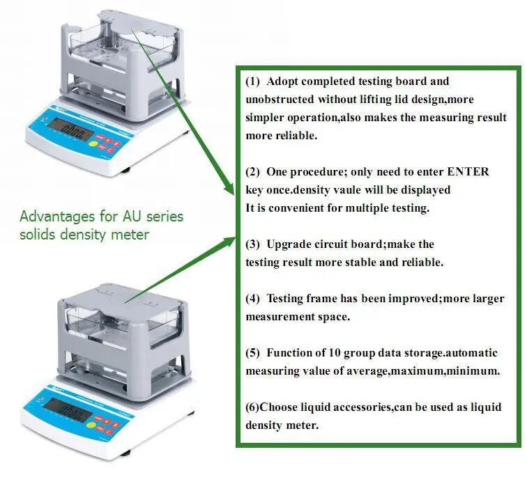 Au-300pm High Precision Porosity Metal Density Tester,Digital Density ...