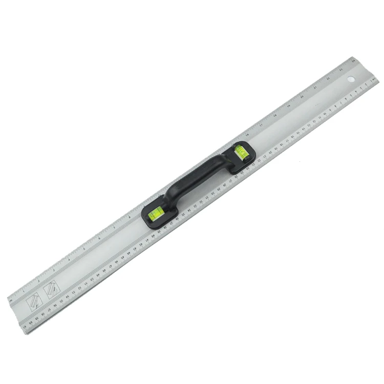 60cm Aluminum Craft Safety Measurements Cutting Rulers Metal Silver Oem ...