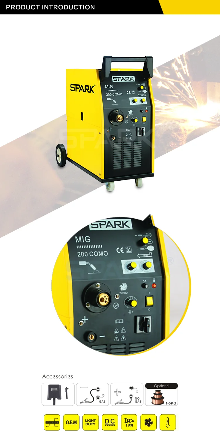 Mig-210 Pro Japan Portable Low Price Digital Aluminum Giant Maquina De ...