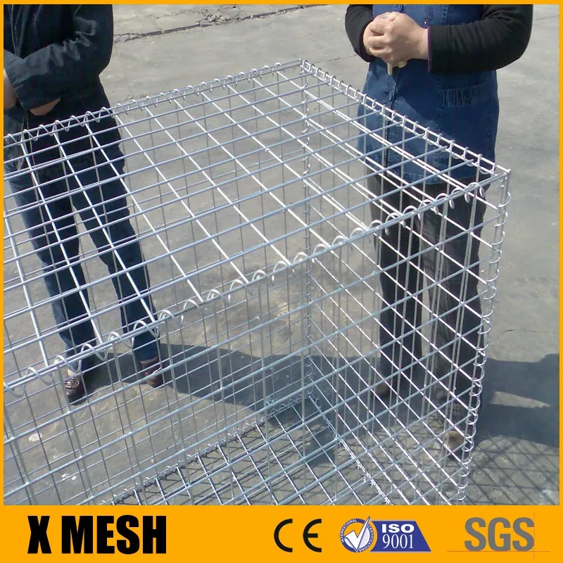 Welded Wire Mesh Hexagonal Gabion Basket Panel Box With 75 X 75mm Mesh ...