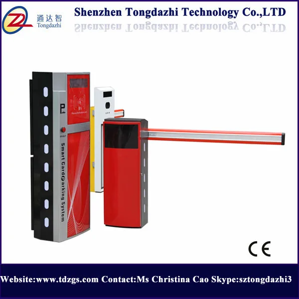 Security Gate Led Light Arm Barrier For Car Parking Managment System ...