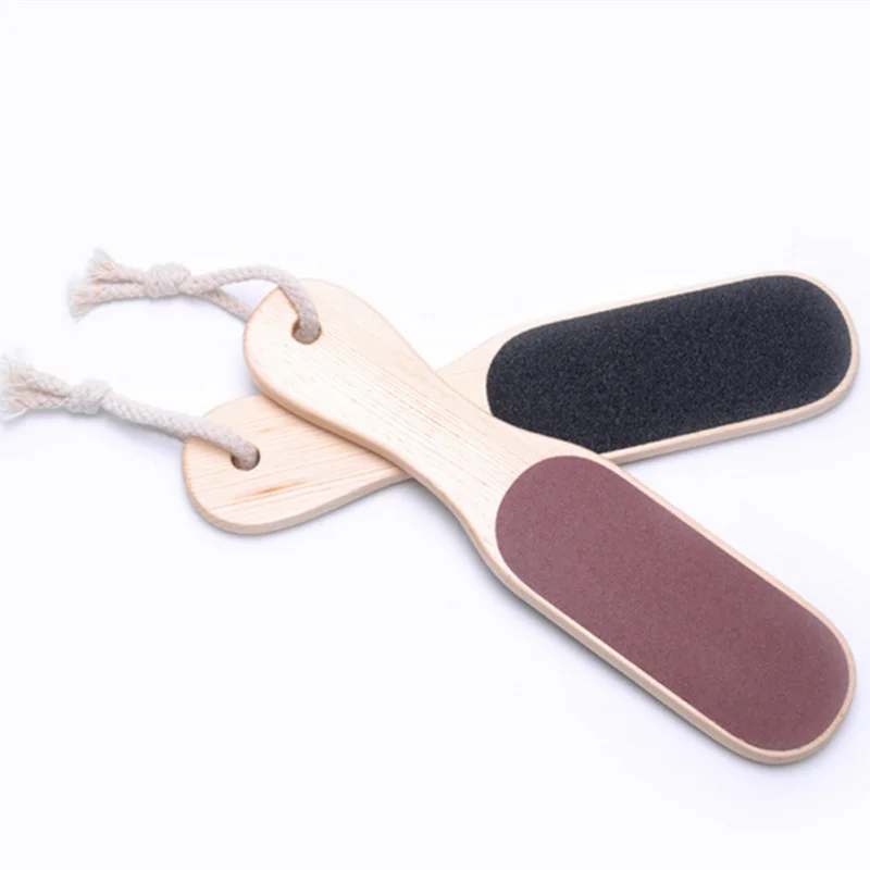 Wooden Foot Emery Board Callus Remover Cuticle Trimmer with Free Sample ...