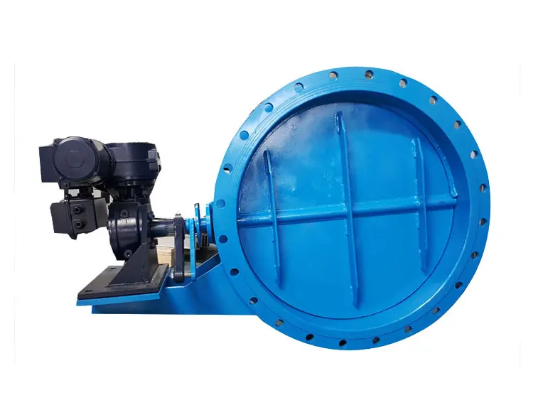 8inch DN500 Electric Air Vent Shutter Damper Butterfly Valve