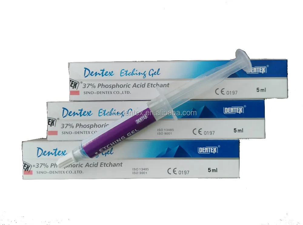 Dentex Etching Gel/blue Color,37% - Buy Phosphoric Acid Etchant,Enamel Etching Gel,Dentin ...