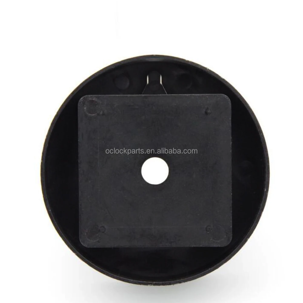 Wall Clock Case/black Plastic Ground Cover/110mm Diameter Round Back ...