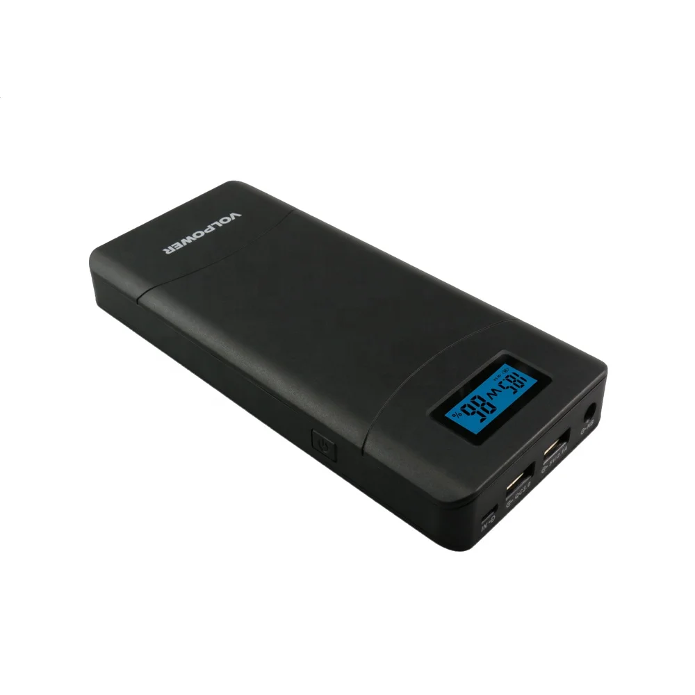 Volpower Powerbank 20100mah With Dual Usb Port And Dc Output 5v 6v 9v ...