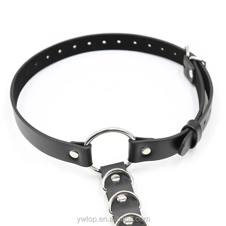 Women Sexy Harness Panties Thigh Belt Pu Leather Black Leg Bondage