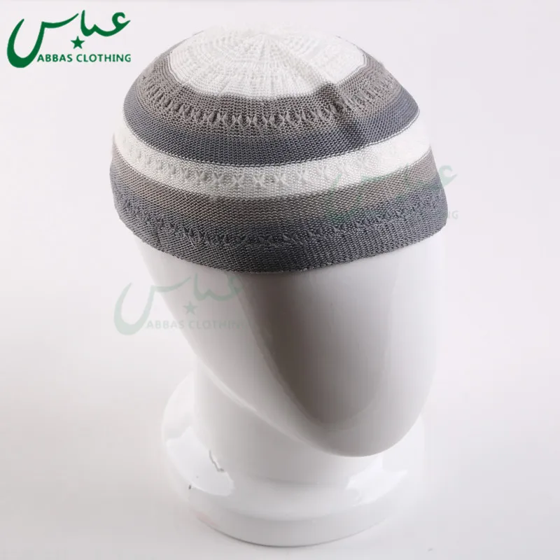 In Stock Lines Muslim Men Kufi Hat Skull Cap Muslim Cap Arabic Cap ...