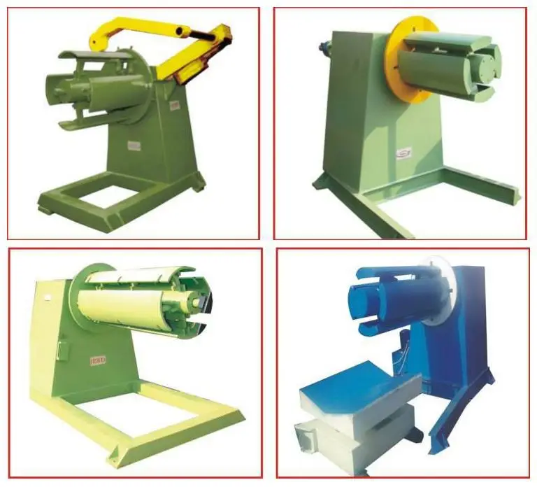Wheels Equipped Sheet Metal Decoiler/uncoiler For Press Machine - Buy ...
