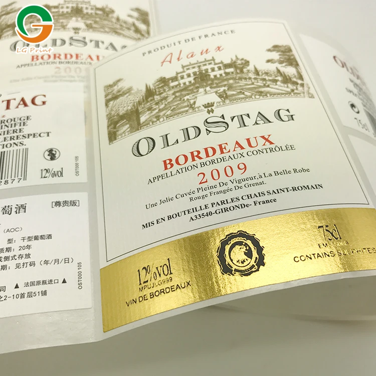 Custom Adhesive Wine Stickers - High Quality & Customizable