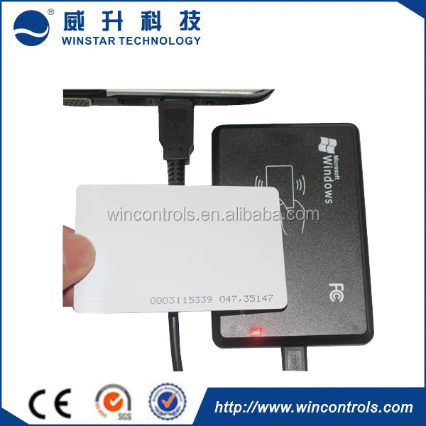 8-Digit HEX Format USB RFID Card Reader WS-RD06 - 125 KHz, Supports ...