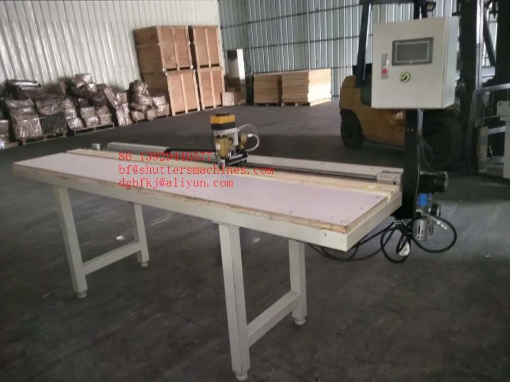 Automatic Drilling And Stapling Machine For Shutters Louvers/china ...