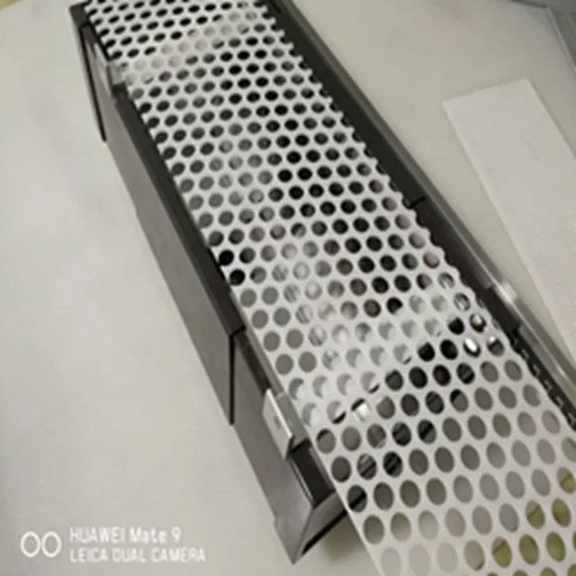 Clear Decorative Perforated PVC Plastic Sheet - Food Grade