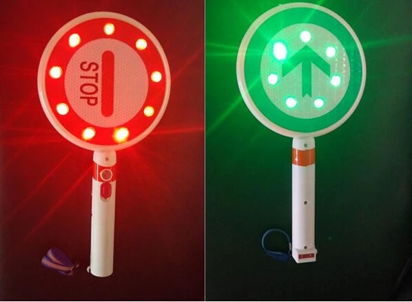 Handheld Traffic Safety Control Electronic Stop Sign - Buy Electronic ...