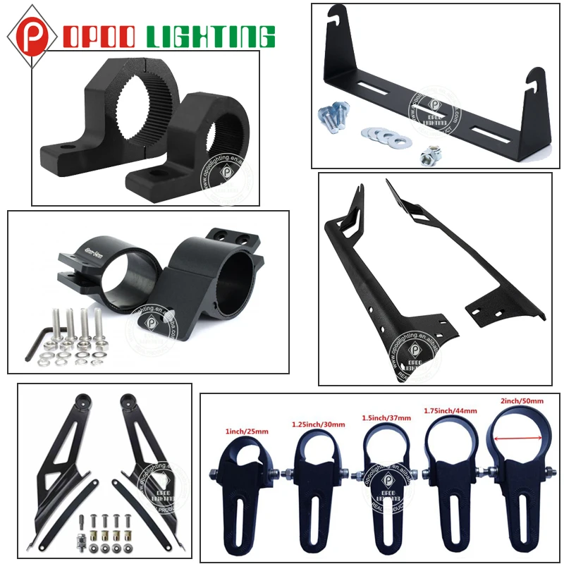 Curve Led Light Bar Mounting Bracket,Offroad Aluminum 4x4 4wd Curve Led ...