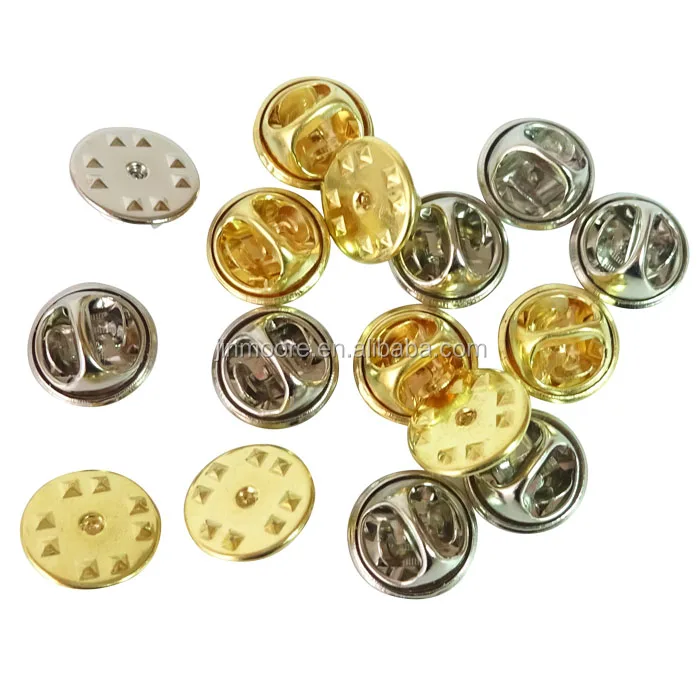 SPB02 Factory Supply Metal Badge Clutch Back Pin Screw Nut Buckle Wholesale