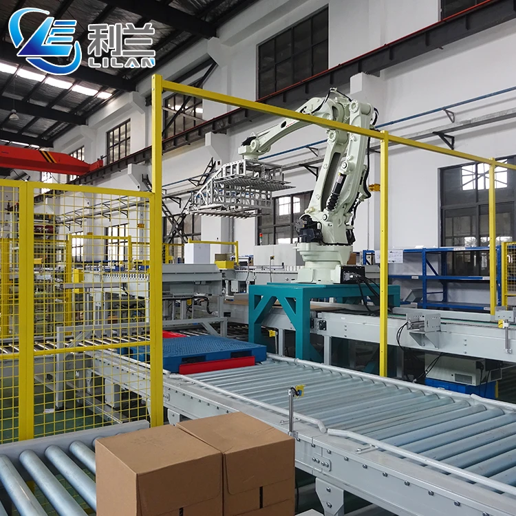 Automatic Industrial Robotic Arm Palletizer For Boxes Stacking - Buy ...