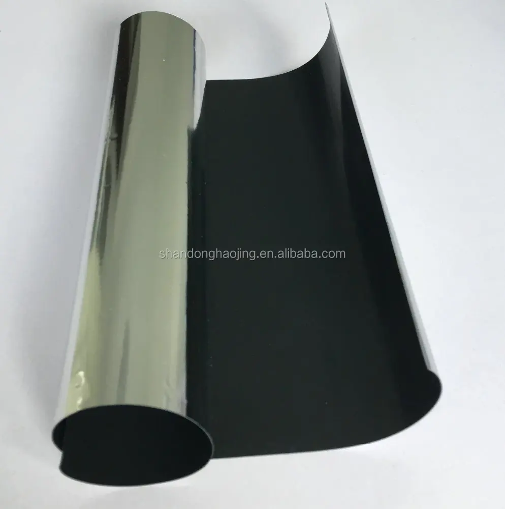 Reflective Silver&black Aluminum Metalized Pet Mylar/pe Film For ...