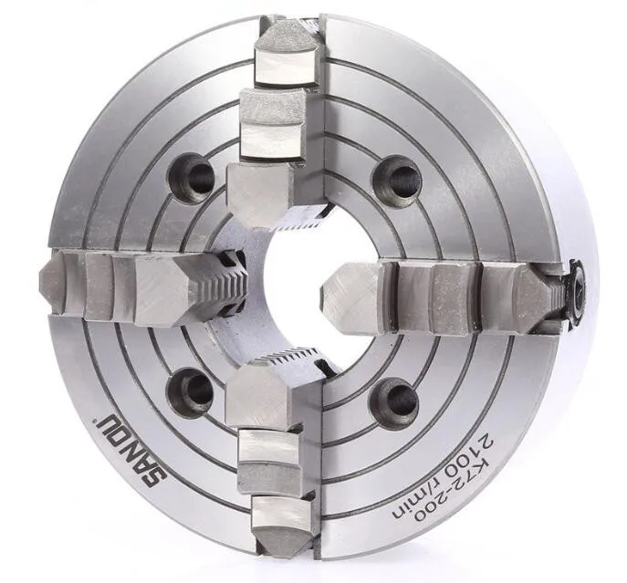 4 Jaw Independent Chuck K72-320, 320mm Lathe Chuck for Metalworking ...