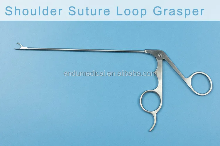 Shoulder Arthroscopy Instruments - Suture Grasper for Rotator Cuff Repair