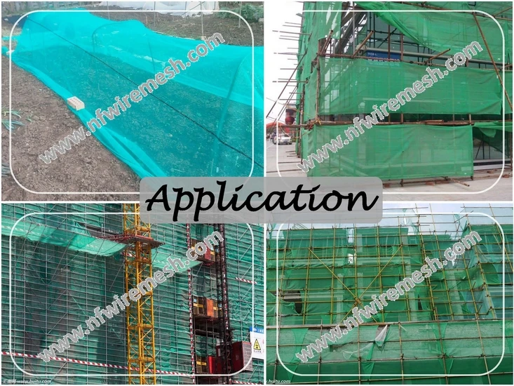 Dust Proof Mesh - Green Construction Safety Net by NIANFA